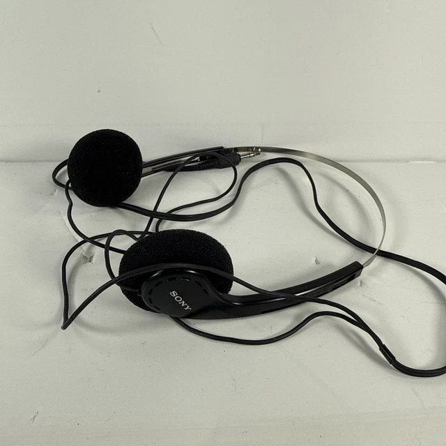 VINTAGE SONY WALKMAN MDR-006 Lightweight Headphones On Ear Foam Pads ...