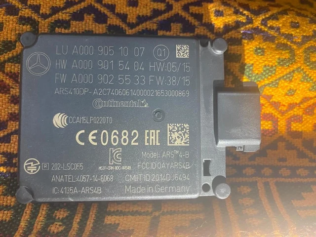 MERCEDES E CLASS W213 Front Distonic Radar Sensor A0009051007 £140.00 ...