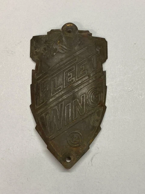 VINTAGE CWC ROADMASTER FLEET WING bicycle Head Badge original $39.99 ...