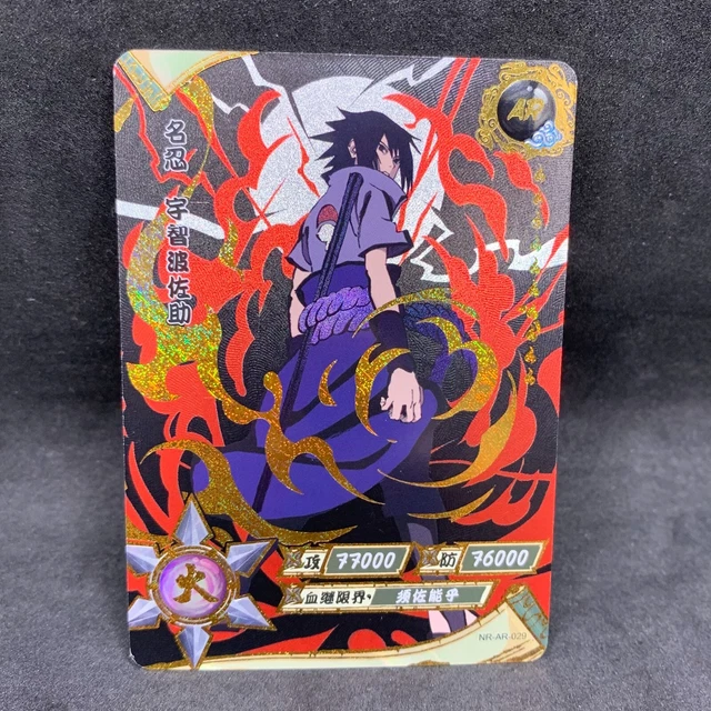 NARUTO KAYOU CCG - Sasuke Uchiha AR-029 Full Art - Naruto Trading Card ...
