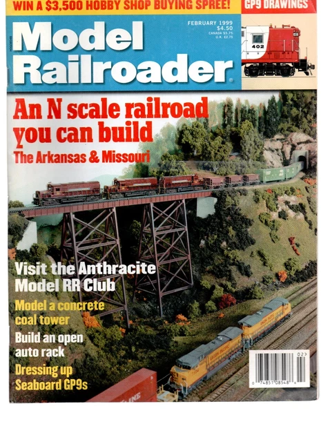 MODEL RAILROADER MAGAZINE: February 1999 An N Scale Railroad You Can ...