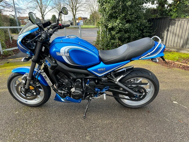 YAMAHA XSR900 LC 2021 in Candy Blue (VELOCITY-MOTO), 1290 mile ...