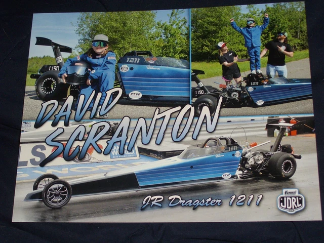 2024 DAVID SCRANTON Junior Drag Racing League Nhra Postcard $2.25 ...