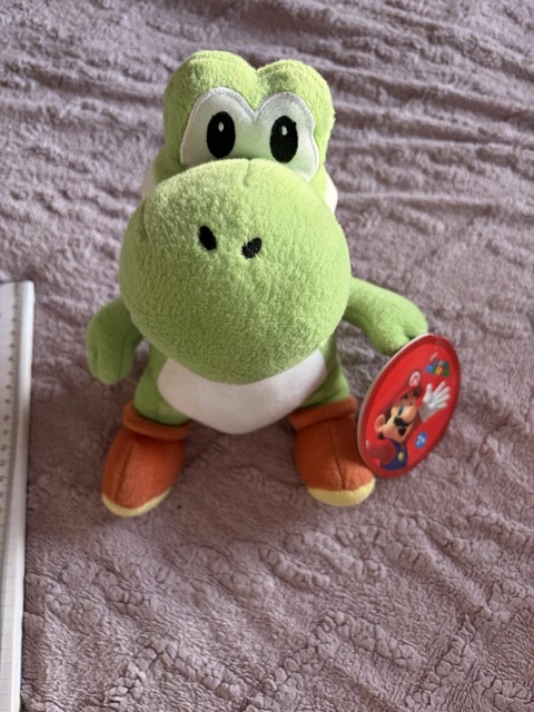 OFFICIAL NINTENDO SUPER Mario Yoshi Soft Plush Toy with Tag 25x20x15cm ...