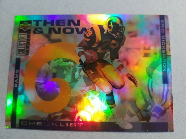 ERIC DICKERSON ST. Louis Rams 1994 Upper Deck Checklist Football Card ...