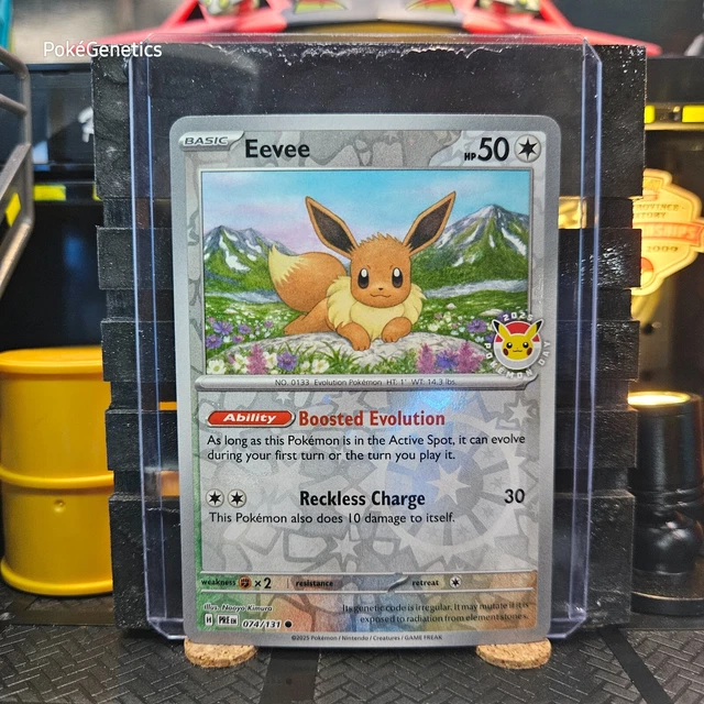 EEVEE POKÉMON DAY 2025 Prismatic Evolutions Cosmos Promo Pokémon TCG ...