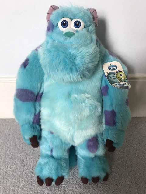 DISNEY, MONSTERS Inc. Sully, soft plush toy, large 40cm Blue and purple ...