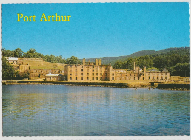 AUSTRALIA TASMANIA TAS Penitentiary & Ruins PORT ARTHUR DS139 postcard ...