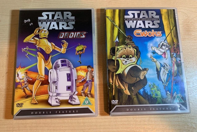 STAR WARS ANIMATED Adventures Droids and Ewoks DVD double feature £12.00 - PicClick UK