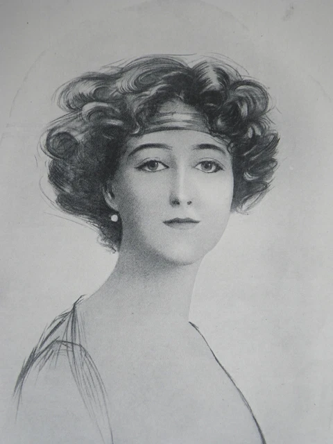 LADY JULIET DUFF by Thomas Percival Anderson 1912 Page Print 9285 £15. ...