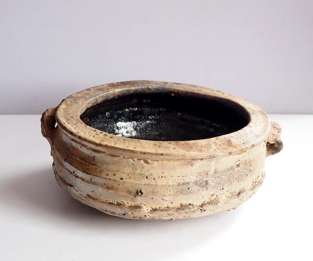NIC COLLINS STUDIO Pottery - Wood Fired Stoneware Bowl, 26 x 30 cm £60. ...
