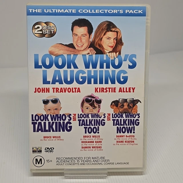 LOOK WHO'S TALKING Too Now Laughing (DVD, 1989) Bruce Willis Danny ...