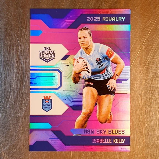 2025 NRL RIVALRY Pink Special Isabelle Kelly Card SPP15 #005/160 NSW ...