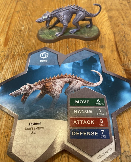 HEROSCAPE ORM'S RETURN Dund Figure with Card Feylund Vydar $5.00 - PicClick