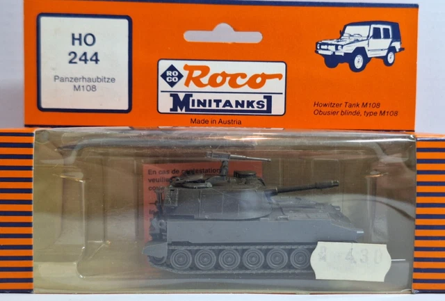 ROCO MINI CARRI armati 244 obice carro armato M108 H0 1:87 esercito ...