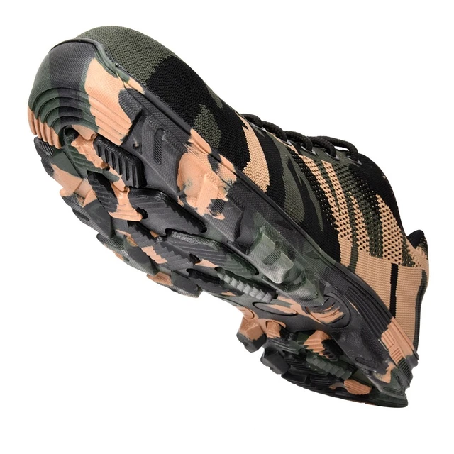 MEN'S CAMOUFLAGE SAFETY Shoes Steel Toe Punture Proof Work Boots ...