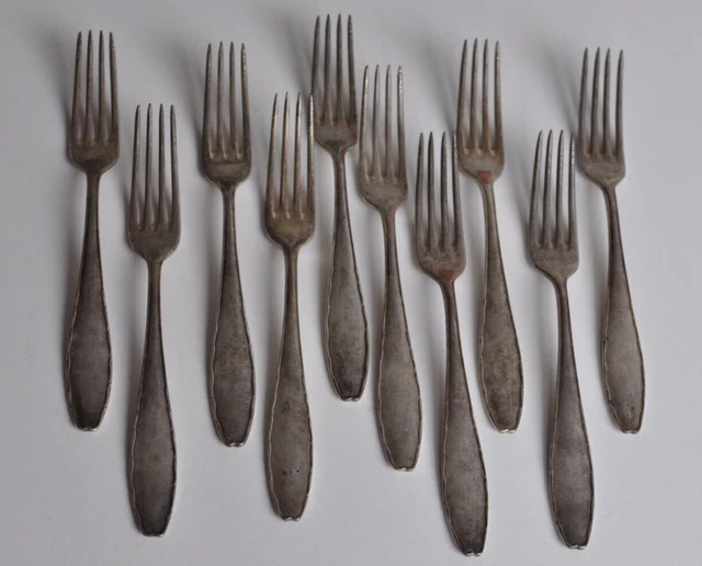 WMF PATENT 90 45 Silberbesteck Gabeln Speisegabeln Serie 2300 Vintage Besteck EUR 30,00 ...