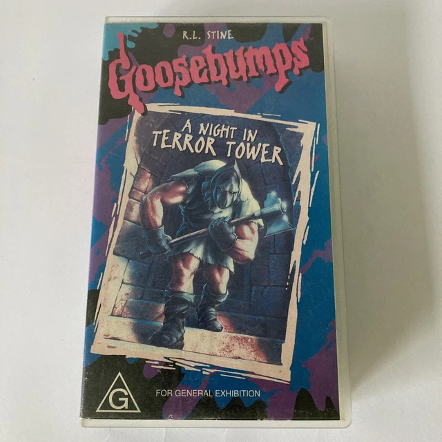 GOOSEBUMPS VHS - A Night in Terror Tower - R.L. Stine Video - Tested ...