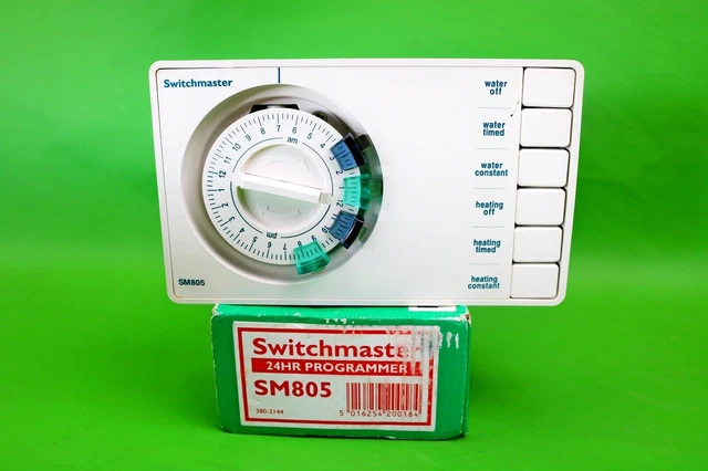 SWITCHMASTER SM805 24 Hr Central Heating & Hot Water Programmer £210.00 ...