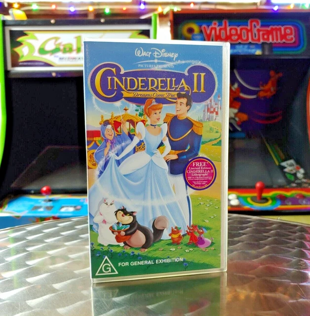 CINDERELLA II 2 Dreams Come True - Walt Disney - VHS Movie Video Tape $5.31 - PicClick AU