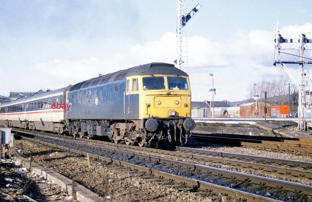ORIGINAL 35MM SLIDE BR Class 47 no.47608 at Stirling +rights for use £1 ...