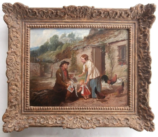 ANTIQUE 19TH C. Oil ALFRED H GREEN Painting BRITISH Listed MUSEUM ...
