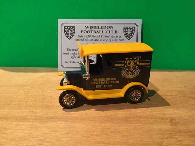 LLEDO VERY RARE Model T Ford Van - WIMBLEDON FOOTBALL CLUB with ...
