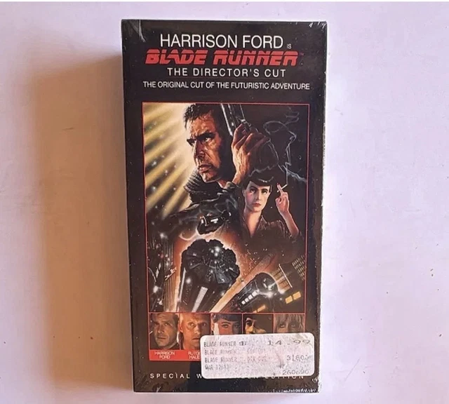 🔥🔥BLADE RUNNER - The Director's Cut (VHS, 1993) Widescreen Ed. Sealed🔥🔥 ...