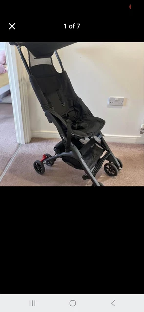 MOTHERCARE XSS TRAVEL Compact Stroller Black With Box, Sun Cover ...