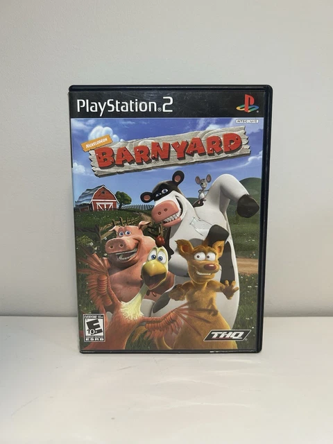 NICKELODEON BARNYARD (SONY PlayStation 2, 2006) Complete w/ Manual CIB ...