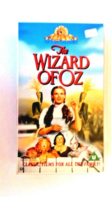 THE WIZARD OF Oz. VHS video. MGM Home Video no. S050001. Very good ...