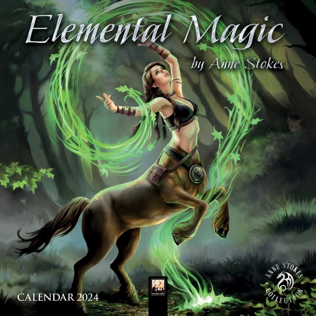 ANNE STOKES: ELEMENTAL Magia Mini Calendario de Pared 2024 (Art ...