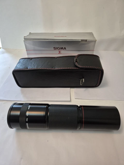 SIGMA VT-5 Super Tele Converter Lens - Cased / Boxed/ New Old Stock. £ ...