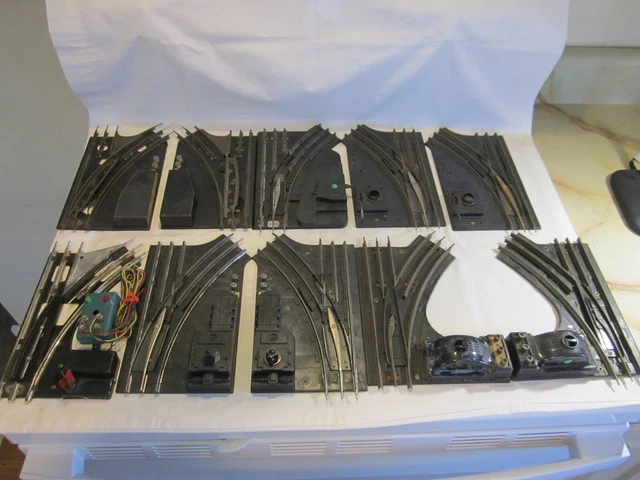 VINTAGE POST WW2 Lionel & Marx Train Lines O27 Gauge Train Switch Track ...