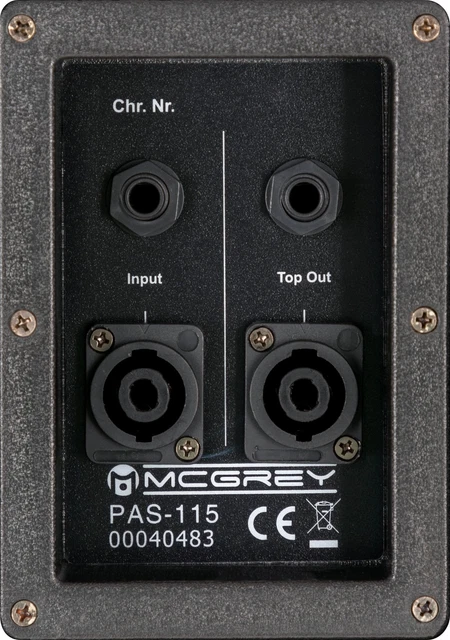 B-WARE DJ PA Subwoofer Disco Bass Party Box 38cm (15") Woofer Bass ...