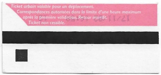 TICKET DE BUS métro et tramway pour tous TCL Lyon 2002 EUR 1,00 ...