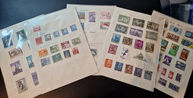 VINTAGE RARE STAMP Collection over 100+ From Around The World #7 £13.00 ...