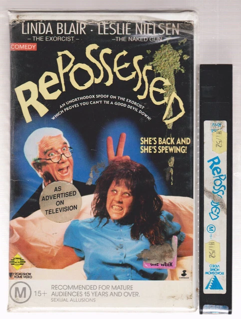 RARE VHS VIDEO Tape REPOSSESSED Ex-Rental Clamshell Roadshow Home Blair ...