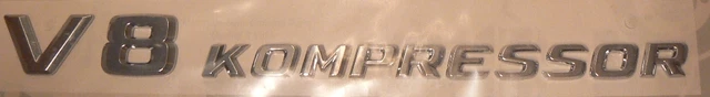 ORIGINAL MERCEDES-BENZ &V8 Kompressor" Emblem Logo Schrifzug Typen ...