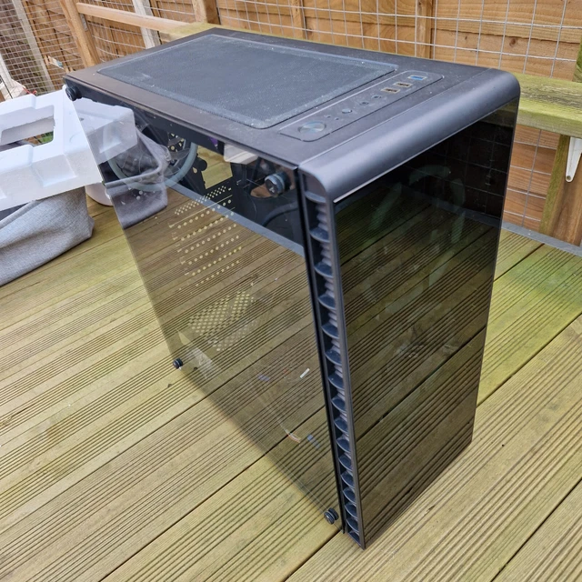 CIT RAIDER MID-TOWER Gaming Case 4 x Halo Spectrum RGB Fans Tempered ...