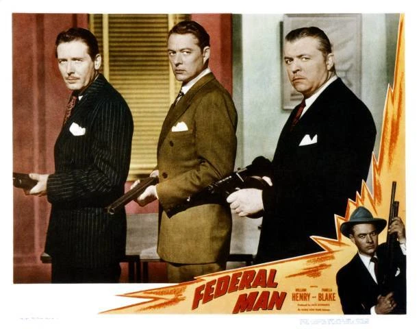 FEDERAL MAN LOBBY Card Robert Shayne William Henry Lyle OLD MOVIE PHOTO ...