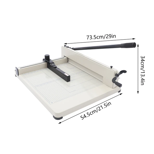 HEAVY DUTY PAPER Cutter 17 inch Guillotine Page Trimmer with Two ...
