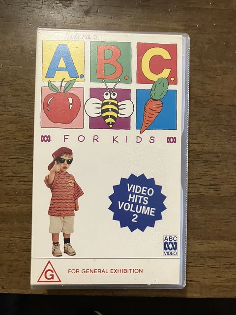 ABC FOR KIDS Video Hits Volume 2 VHS PAL Video Tape 1992 Rare Kids TV ...