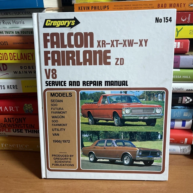FORD FALCON/FAIRLANE XR, XT, XW, XY/ZD 1966-1972 Gregorys Workshop ...