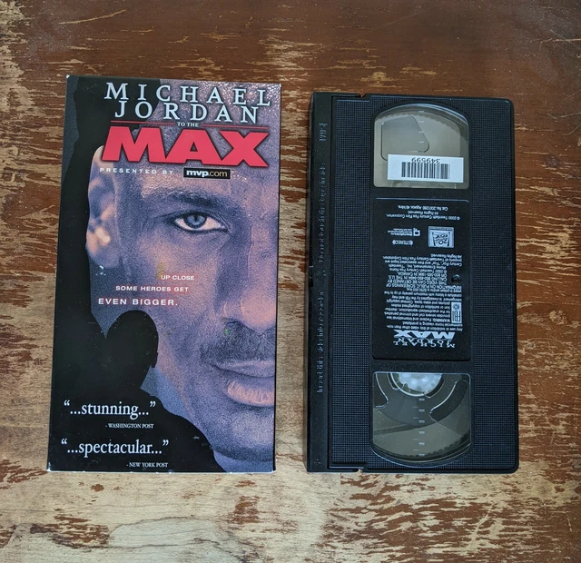 VTG VHS MICHAEL Jordan to the MAX 2000 NBA TESTED Basketball Chicago ...