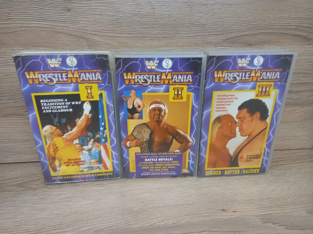 VINTAGE WWF WRESTLING Vhs Tapes Bundle £10.00 - PicClick UK