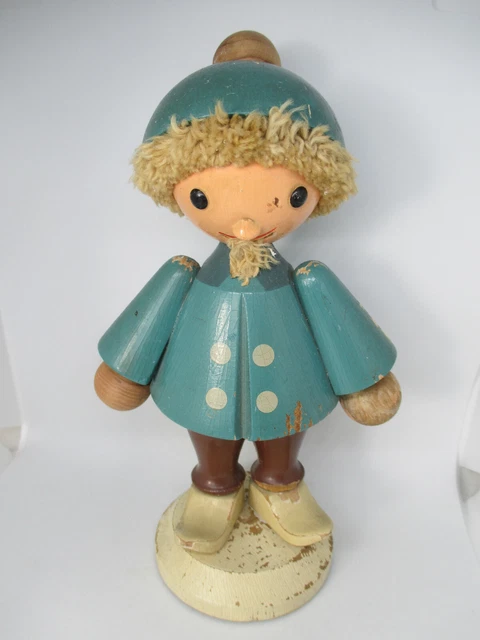 DDR SANDMANN SÄNDMÄNNCHEN Figur aus Holz 50er Jahre Erzgebirge alt EUR 45,00 - PicClick DE