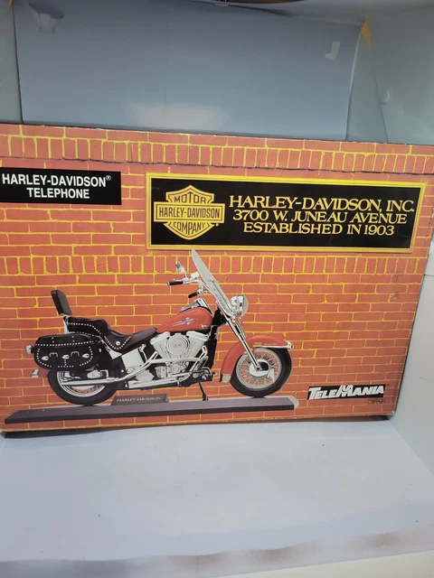 HARLEY DAVIDSON VINTAGE MOTORCYCLE TELEPHONE Doesn't Work £18.05 ...