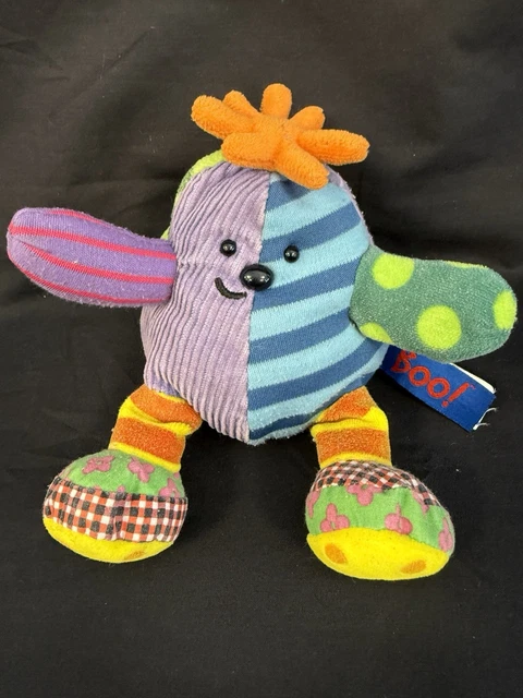 CBEEBIES WHERE’S BOO ! Beanie Activity Soft Toy With Rattle By Born To ...