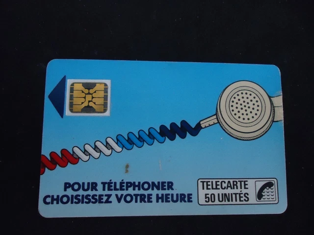 (1) CARTE TÉLÉPHONIQUE France télécom - 50 unités - fond bleu - EUR 1,50 - PicClick FR